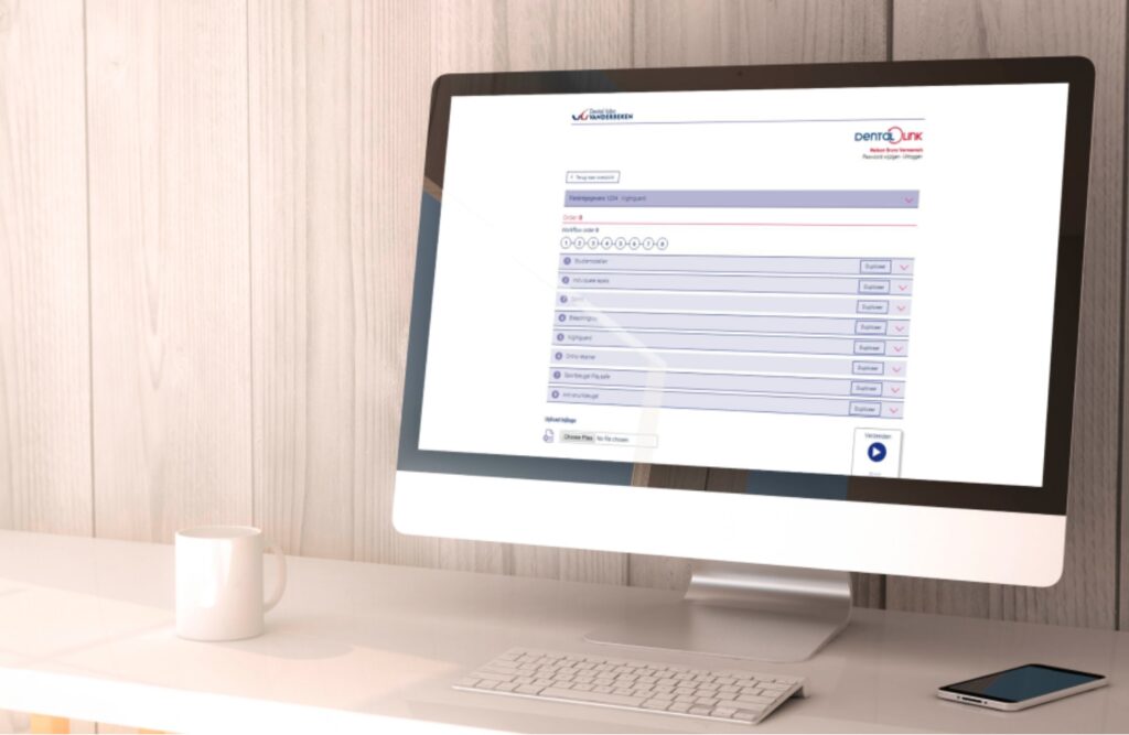 Digitaal orderformulier - Dental Labo Vanderbeken